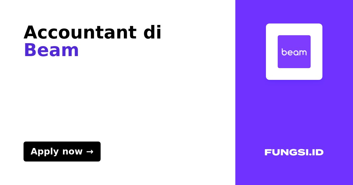 Accountant di Beam - Fungsi.id