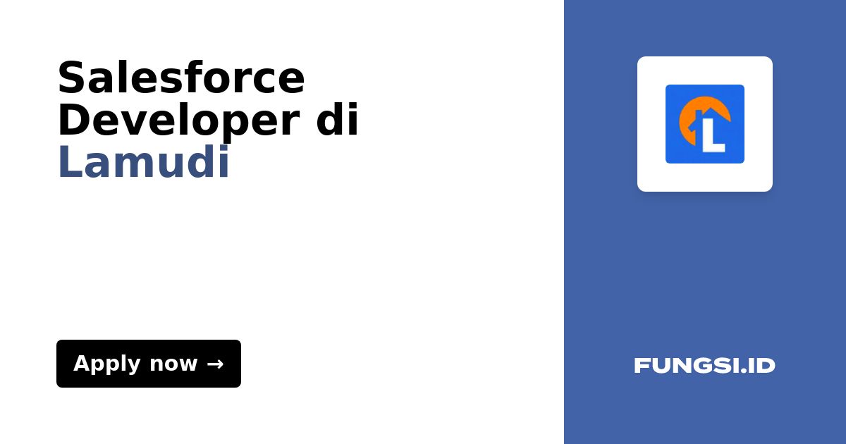 Salesforce Developer Di Lamudi Fungsi Id